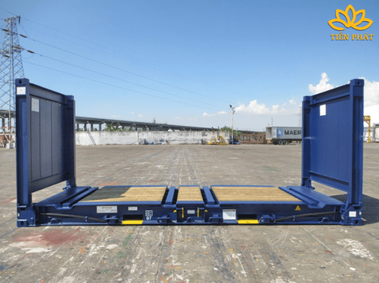Flat Rack container là gì ? Đặc điểm thông số cont FR